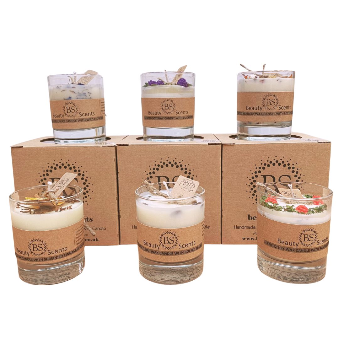 Small Candles in Glass Jar sample set – Beauty Scents Wholesale UK