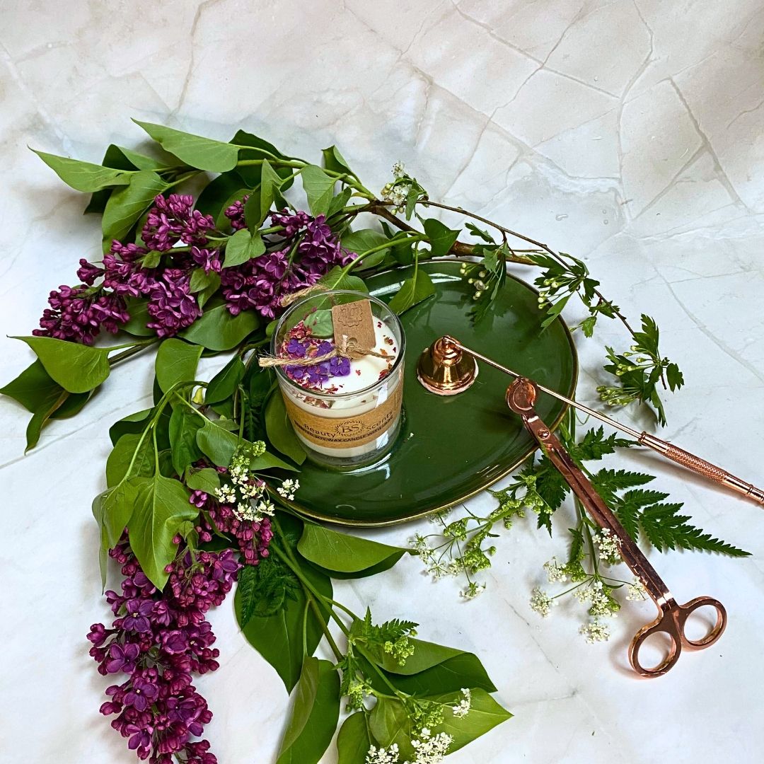 Small Glass Candles With Lilac, box of 6 – Beauty Scents Wholesale UK